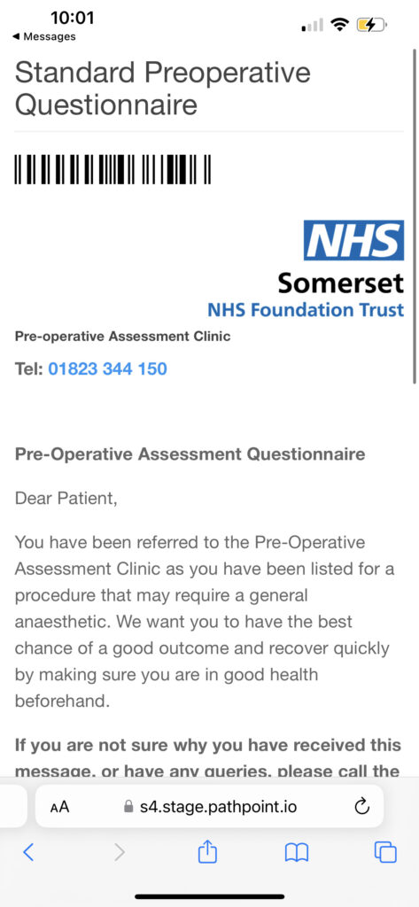 Pre-operative assessment unit (POAC) - Pre-operative assessment unit (POAC)