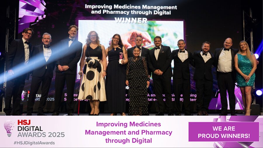 Our digital medicines team wins prestigious national recognition at the HSJ Digital Awards 2025 ...